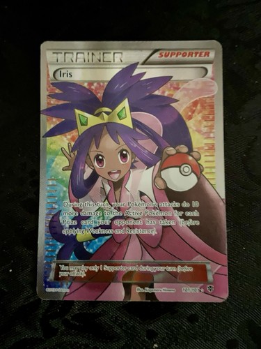 Iris 101/101 - Full Art Ultra Rare Pokemon Plasma Blast LP | eBay