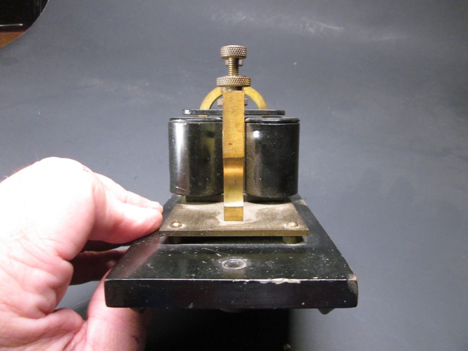 Western Electric Telegraph Sounder & Brass Morse Code Key Set –1940 ...