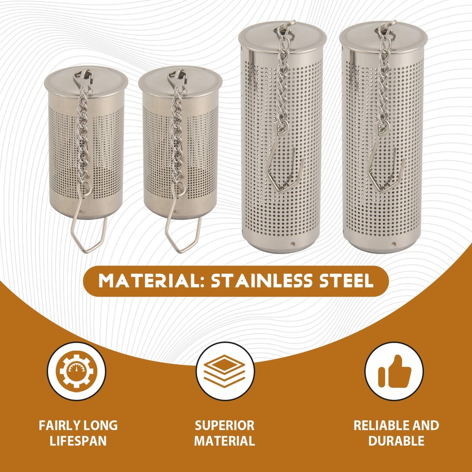 4PCS Tea Infusers for Loose Tea,Tea with Lid,Stainless Steel Tea ...