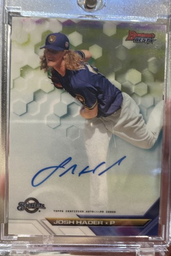 2016 Bowman's Best - Best of 2016 Autographs Josh Hader #B16-JH (AU, RC ...