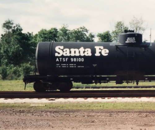 Atchison Topeka & Santa Fe Railway ATSF #98100 GATC Tank Car Snapshot ...