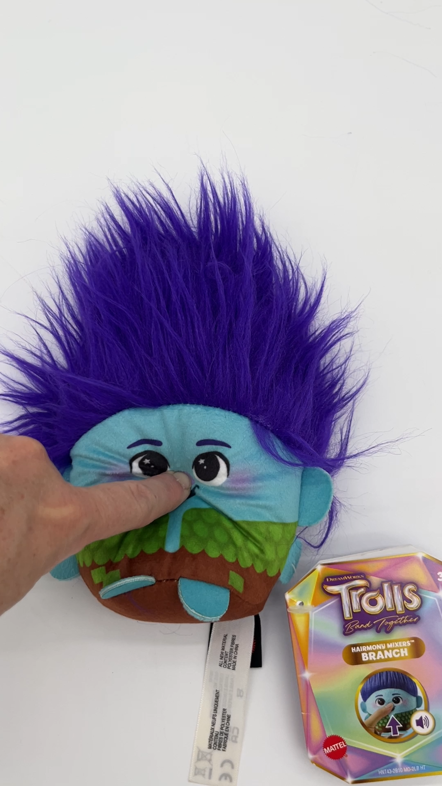 NWT ~ Dreamworks Trolls Band Together Hairmony Mixers Plush with Sound ...