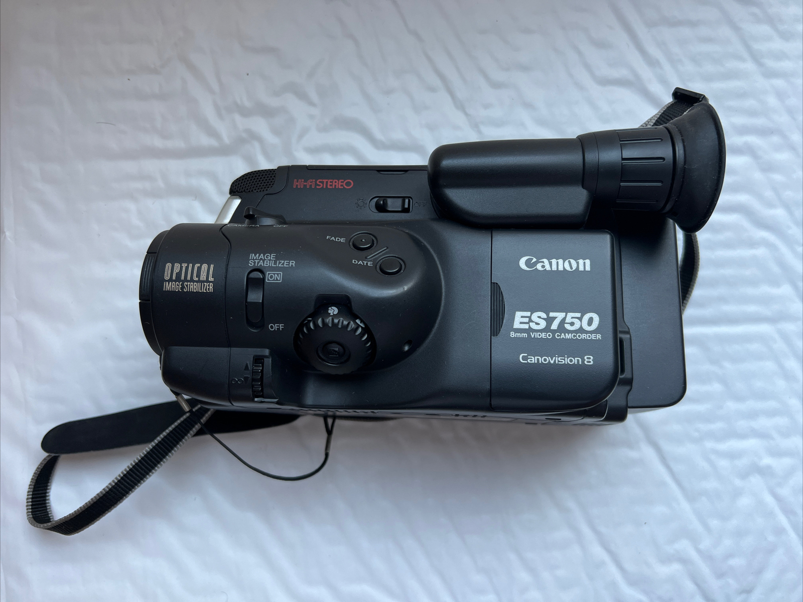 Canon ES750 8mm Camcorder Canovision 8 With Manuals. Tested. No Battery ...