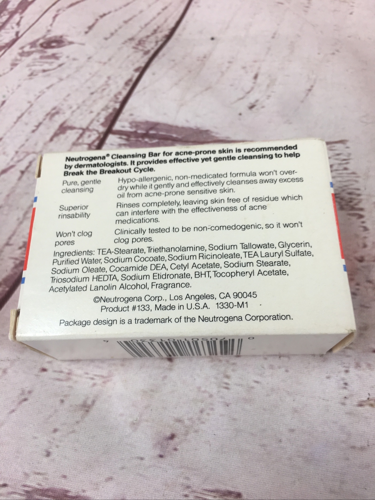 Lot If 4 Vintage Neutrogena Bar Soap Facial Bar/ Acne Prone Skin Prop ...