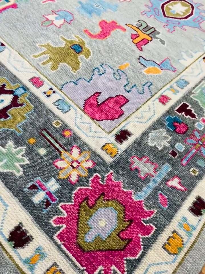 Hand Knotted Modern Oushak WoolRug For Living Room Bedroom 9X12 | 10X14 | 12X15 | eBay