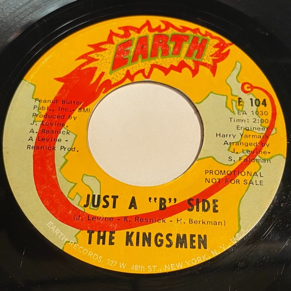 The Kingsmen: Feed Me / Just A "B" Side 45 - Earth E 104 - Garage Rock ...