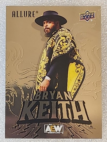 #49 BRYAN KEITH 2024 Upper Deck AEW Allure BASE SILVER RC THE LEARNING ...