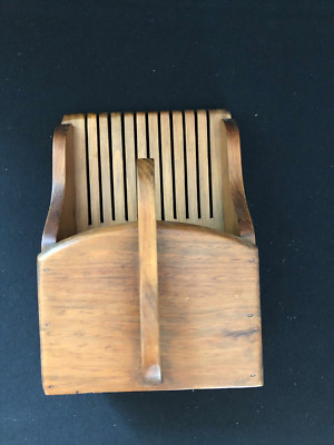Vintage Wooden Mini Cranberry Hand Picker Scoop Rake, mail holder, 10 x ...