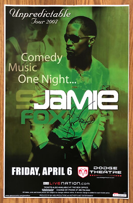 Jamie Foxx Poster Signed In Person 2007 | eBay