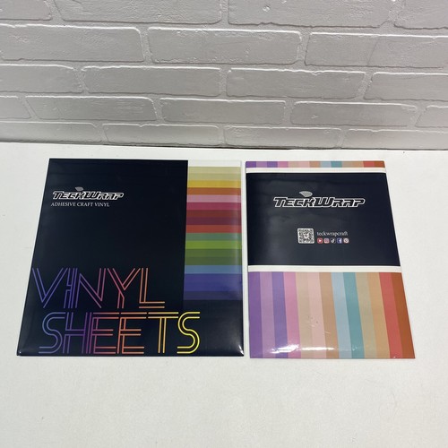 NEW - Tech Wrap Craft Vinyl Holographic & Candy Color Sheets - 24 total ...