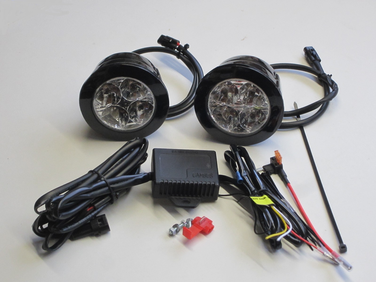 LED Day Running Lights Kit DRL Ford Transit Mk6 Van and Motorhome 2000 ...