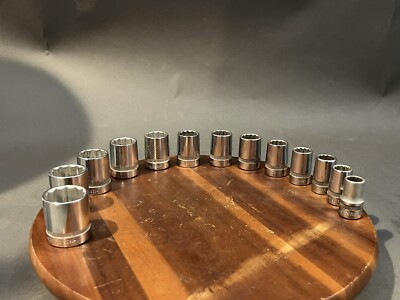 Vintage INDESTRO SUPER 1/2" Drive 13 Piece Socket Set | eBay