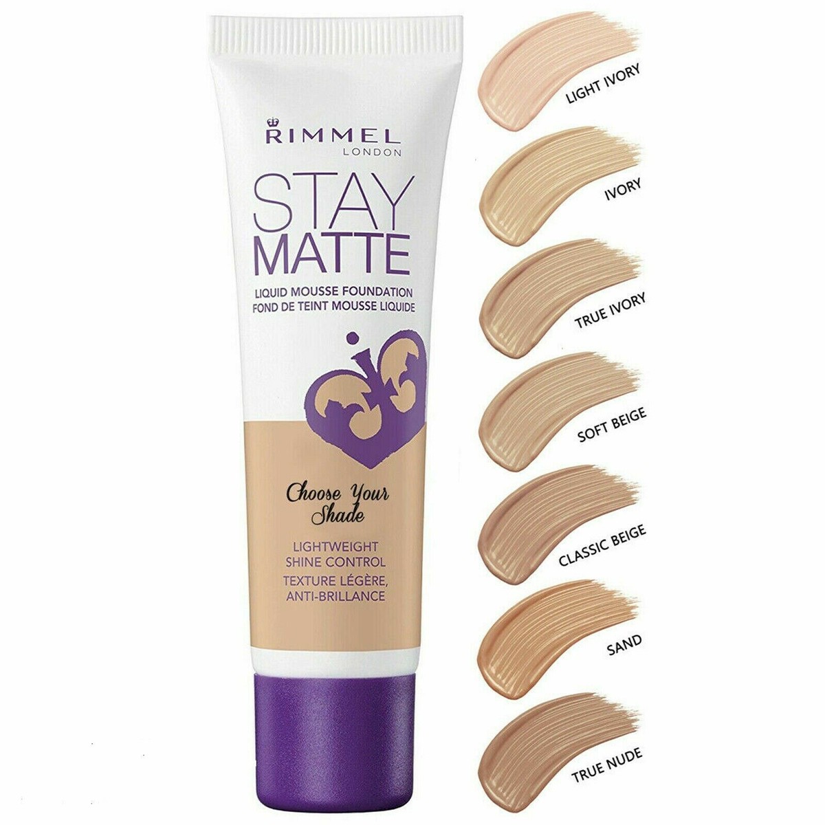 Rimmel Stay Matte Foundation Rimmel London Stay Matte Liquid Mousse