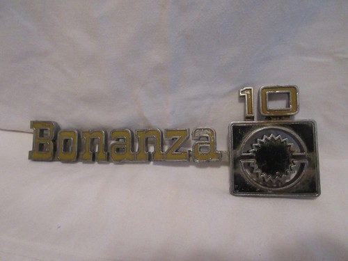 1975-1980 Chevrolet Bonanza 10 Fender Badge Emblem C10 1/2 Ton ...