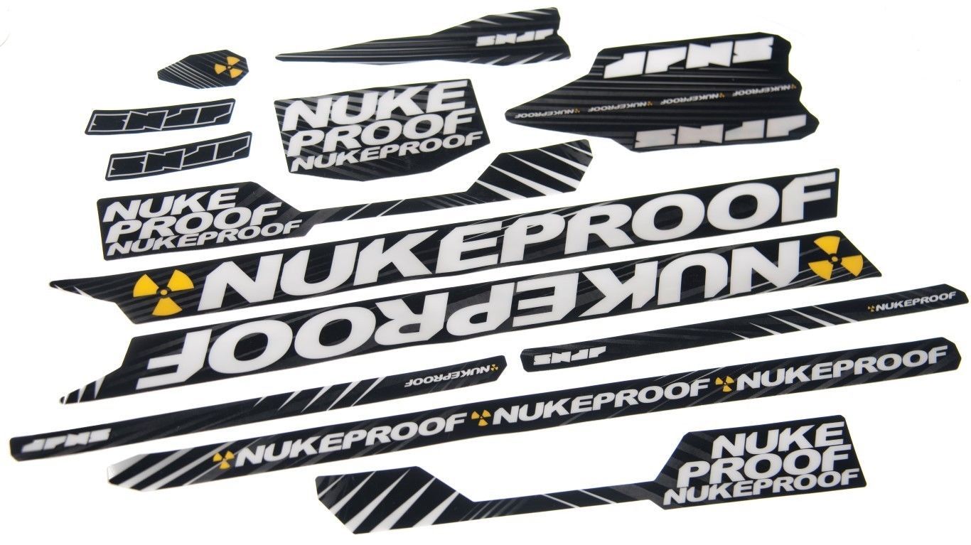 Nukeproof Frame 2012 Sticker Kit / Decal Kit. Choose from Snap, Mega ...