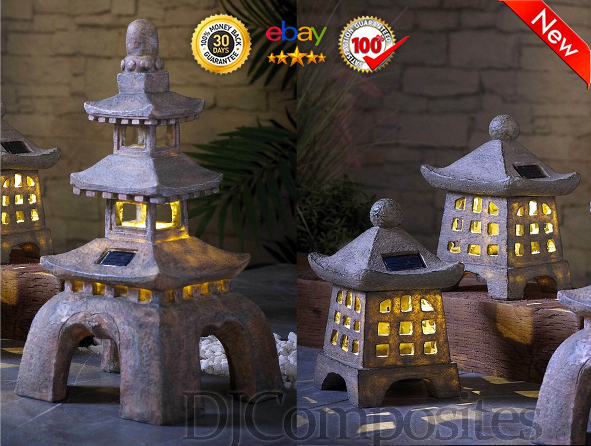 Japanese Garden Lantern Solar Lights