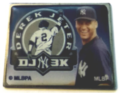 New York Yankees Pins Derek Jeter Pin 3K 3000 Hits Picture Baseball MLB ...
