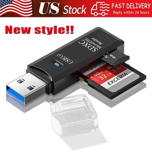 USB 3.0 SD Card Reader for PC Micro SD Card to USB Adapter for Camera ...