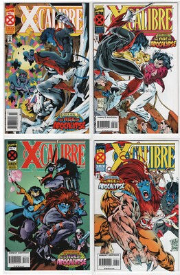 X-Calibre The Age of Apocalypse #1 2 3 4 comic book set Nightcrawler ...