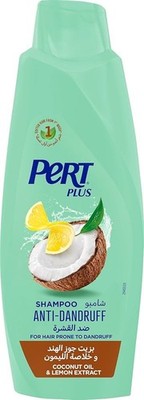 Pert Plus Shampoo Anti- Dandruff with Coconut Oil and Lemon Extract ...