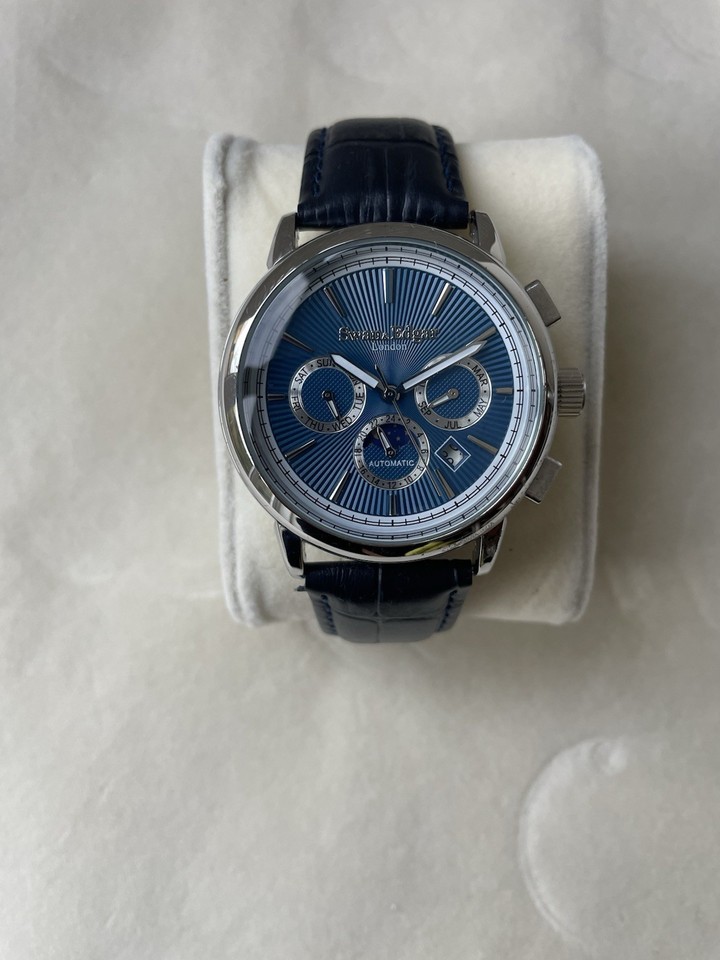 Swan & Edgar Ltd Edition Sun Ray Blue Dial Date/Moon phase Automatic ...