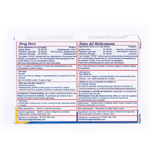 Nartex Simplex Homeopathic Sedative Tablets, 60 Count | eBay