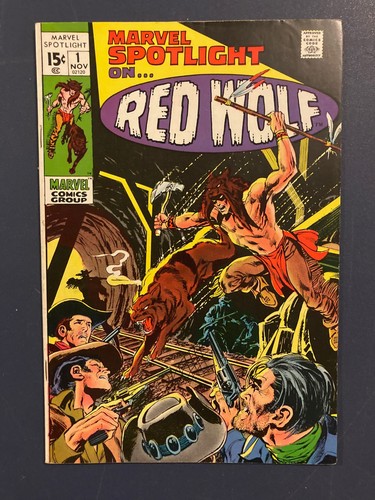 Red Wolf #1 to #9 & Marvel Spotlight #1 Avengers Neal Adams Gil Kane ...