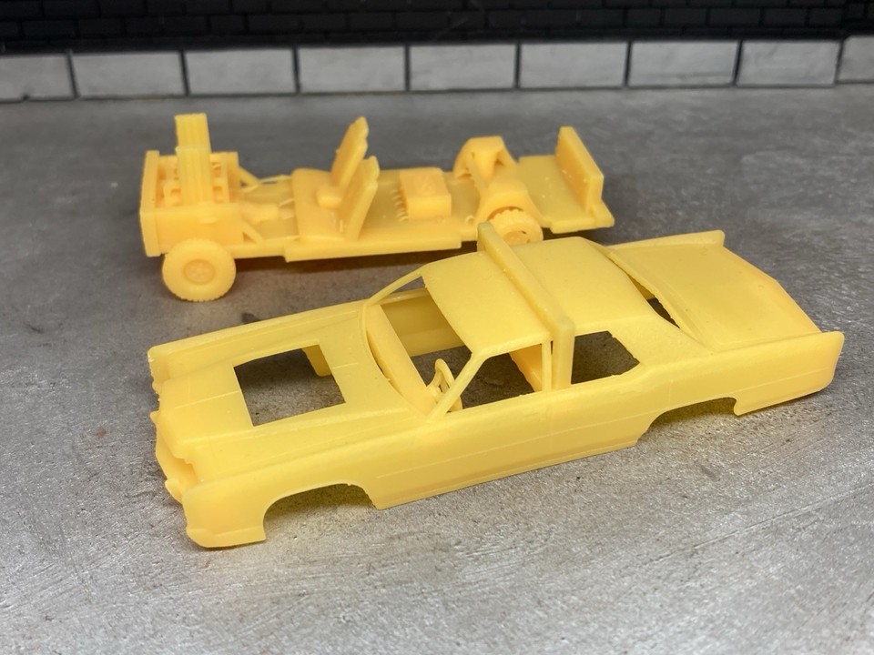 1/64 3D Printed 1972 Lincoln Sedan Demolition Derby Demo Car For ...
