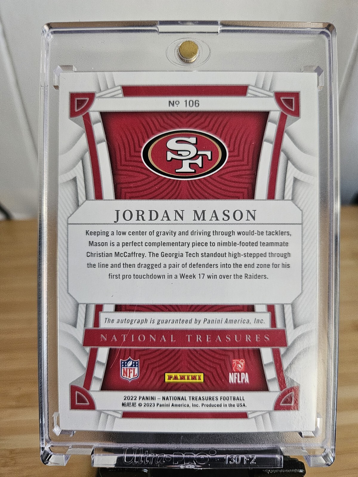 2022 Panini National Treasures - Rookie Signatures Purple #106 Jordan ...