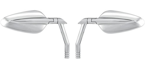 Performance Machine PM Chrome Vision Arrow Mirrors Pair Harley Softail ...