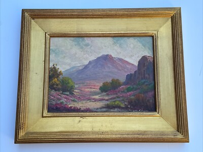 JOHN ANTHONY CONNER PAINTING CALIFORNIA IMPRESSIONIST FAMOUS DESERT ...