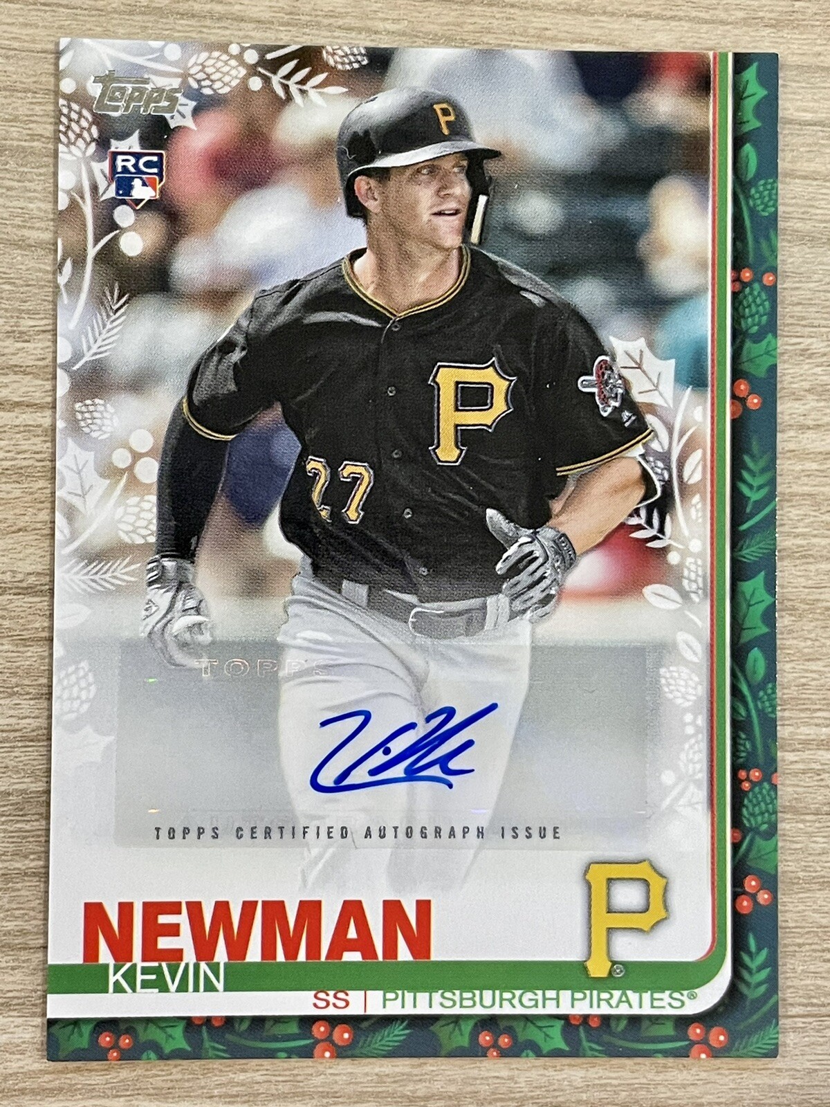 2019 Topps Holiday - Walmart Mega Box Autographs Kevin Newman #WHA-KN ...