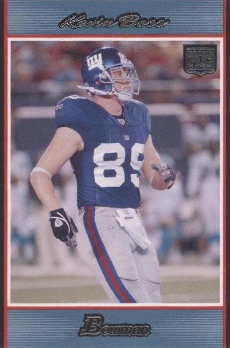 2007 Bowman - Kevin Boss #258 Blue /500 (RC) for sale online | eBay