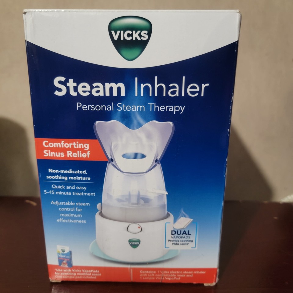 Vicks Steam Inhaler Personal Therapy for Sinus Allergy Relief New in ...