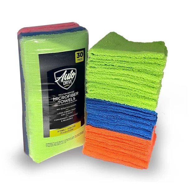 Auto Drive Multi-purpose Microfiber Towels 30 Ct Bag for sale online | eBay