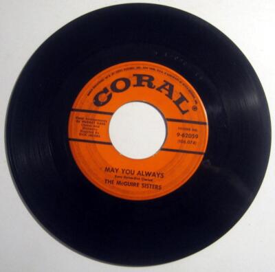 THE McGUIRE SISTERS May You Always ~ 1959 45 rpm | eBay