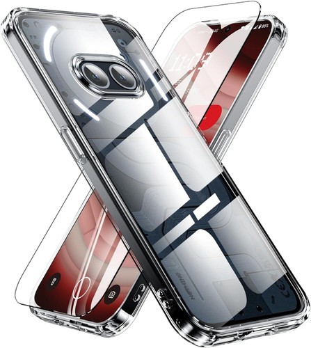 Pour Nothing Phone 2a Étui Transparent Gel Téléphone & Écran Verre ...
