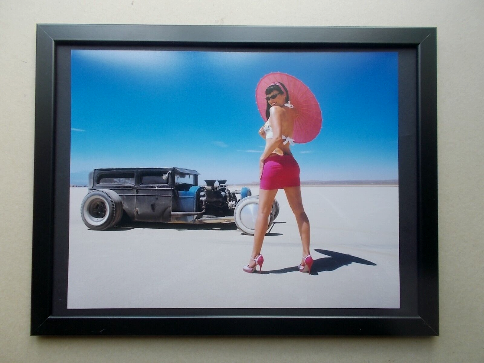 David Perry ( Photo Print ) : " Hot Rod Pin Up " ( deco loft , garage ...