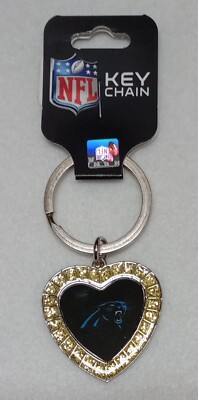 Carolina Panthers NFL licensed heart-shaped keychain | eBay