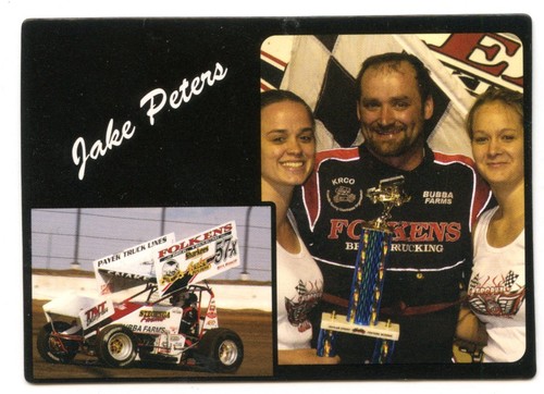 # 57x Jake Peters Sprint Car Drivers Trading Card | eBay