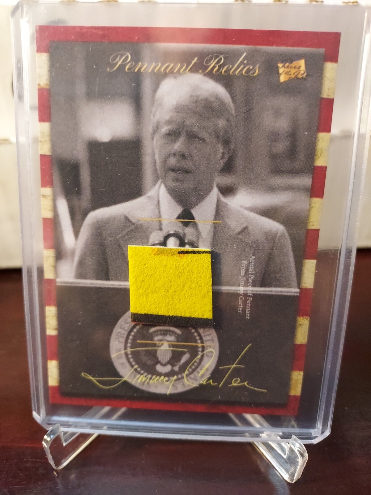 JIMMY CARTER 2018 THE BAR PIECES of the PAST HYBRID EDITION RELIC CARD# ...