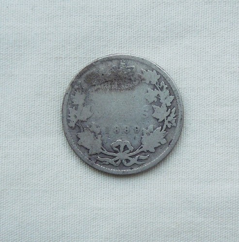 1889 Silver Canadian Twenty-Five Cent | eBay