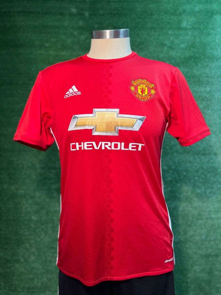 Pogba Manchester United 2016/17 Home Jersey Adidas (M) - Authentic ...