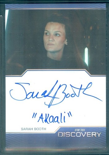 Star Trek Discovery Season 5 Sarah Booth Inscription Autograph Card | eBay