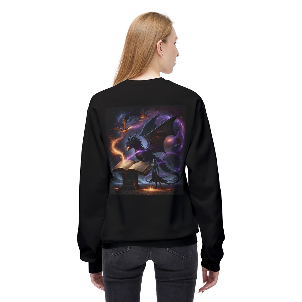 Romantasy Dragon Fantasy Sweatshirt, Cozy Crewneck, Dragon Theme, Magic ...