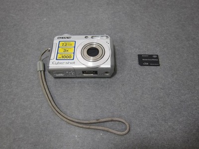 Sony Cyber-Shot DSC-S650 w/ 2GB Memory Card INCLUDED - TESTED WORKING ...