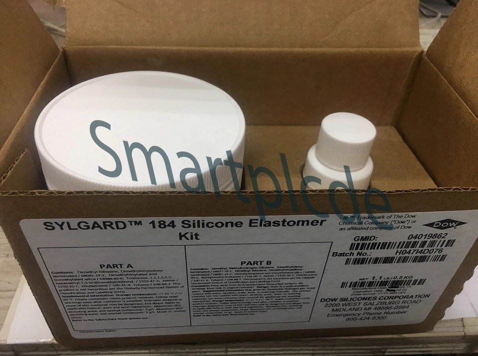 NEW DOW Sylgard 184 Silicone Elastomer Kit A & B 1.1LB in box free ship ...