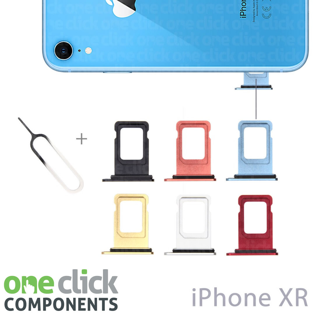 For iPhone XR Waterproof Sim Card Tray Slot Holder with Eject Pin ALL ...