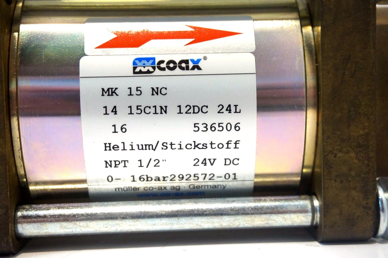 NEW CO-AX MK 15 NC 14 15C1N 12DC 24L VALVE MK152C116VTN1/2P2A | eBay