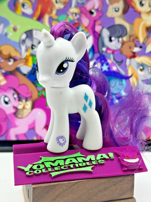 2010 Hasbro My Little Pony Rare W/Ribbon Attached G4 Rarity Authentic 3 ...